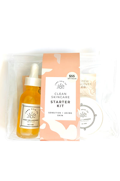 LARK Skin Co. | Clean Skincare Starter Kit: Sensitive + Aging